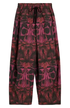Desigual Abstract Print Wide Leg Pants