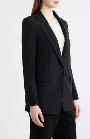Hugo Boss Jabla One-button Crepe Blazer