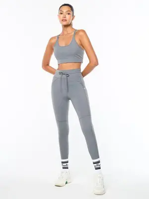 SERGIO TACCHINI Silvia High-rise Performance Leggings - Quiet Shade