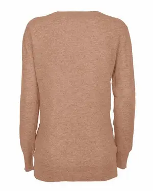 MONTICELLI CASHMERE Pure Cashmere Crewneck Sweater