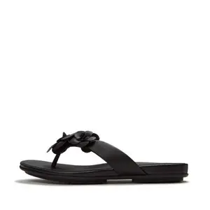 Fitflop Gracie Flower Flip-flops - Black