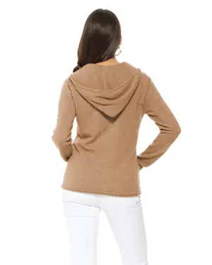 MONTICELLI CASHMERE Pure Cashmere Double Zip Hoodie - Camel