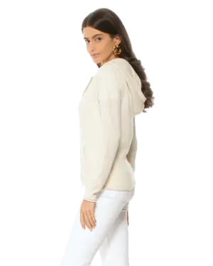 MONTICELLI CASHMERE Pure Cashmere Double Zip Hoodie - Camel