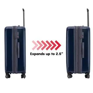 SPYDER Rails 29-inch Expandable Hardside Upright Suitcase - Carbon Blue