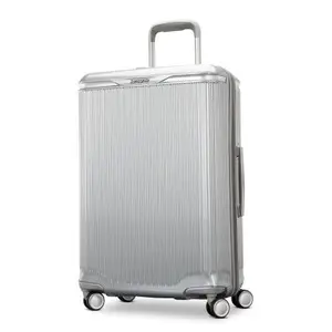 SAMSONITE Silhouette 18 Hardside Expandable Checked Spinner Luggage - Metallic Silver