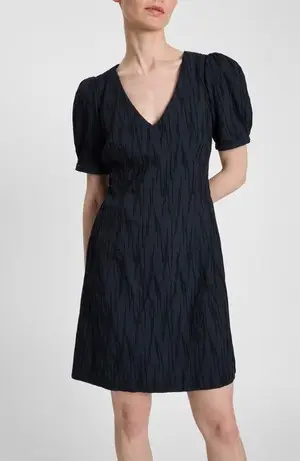 Santorelli Bianca Shift Mini Dress