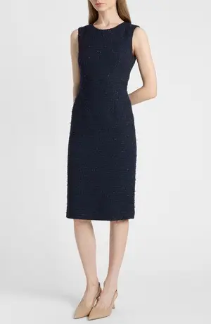 Santorelli Britta Midi Sheath Dress