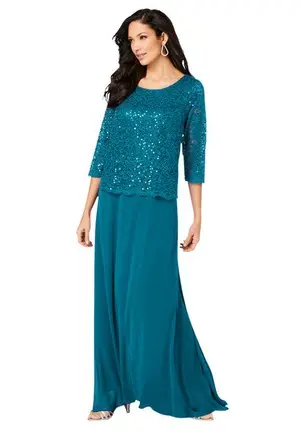 Roaman's Off The Shoulder Evening Dresses