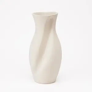 DUMAE Helena Vase - Raw Blanc
