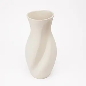 DUMAE Helena Vase - Raw Blanc