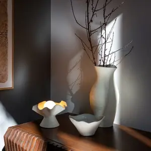 DUMAE Helena Vase - Raw Blanc