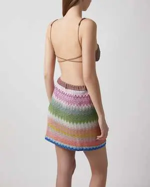 Missoni Embroidered Mini Skirt