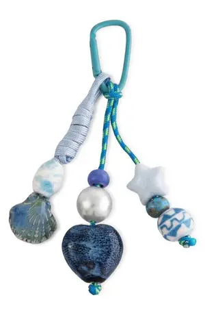 MACRAE & CO. Seashells Bag Charm - Blue