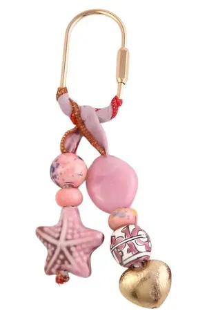MACRAE & CO. Starfish Wonder Bag Charm - Pink