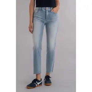 Kut From The Kloth High-waist Cropped Mom Jeans - Performance