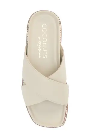 Matisse Hannah Slide Sandal - Bone Leather
