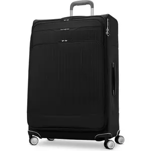 SAMSONITE Silhouette 18 Softside Expandable Checked Spinner Luggage - Black