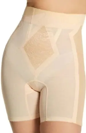 RAGO Firm Control High Waist No Top Roll Girdle - Beige