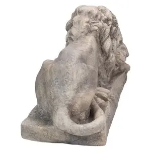 NORTHLIGHT 22.5" Lying Down Lion Outdoor Garden Statue