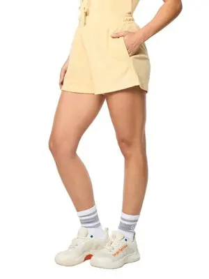SERGIO TACCHINI Edda Terry Toweling Shorts - Straw