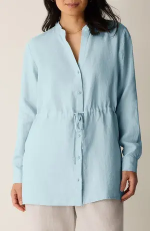 Eileen Fisher Notch Neck Kaftans Tunics
