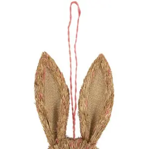 NORTHLIGHT Easter Bunny With Bow Hanging Wall Decoration21