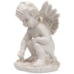 NORTHLIGHT Reaching Cherub Angel Outdoor Garden Statue12