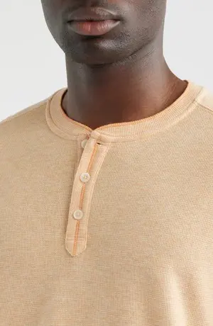 Tommy Bahama Lido Sands Short-sleeve Henley - Nectarine