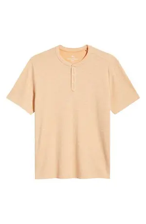 Tommy Bahama Lido Sands Short-sleeve Henley - Nectarine