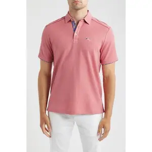 Tommy Bahama Geo Rio 5 O'clock Islandzone® Polo - Raspberry Wine Heather