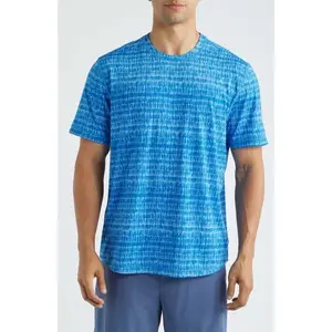 Tommy Bahama Wave Break Flip Reversible Performance T-shirt - Bering Blue