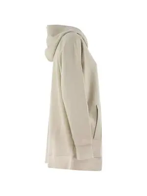 Max Mara Logo-embroidered Hoodie - Neutrals