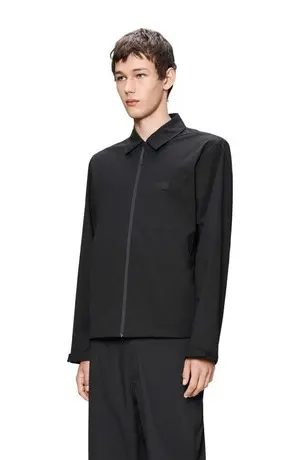 Rains Mito Water Repellent Overshirt - Black