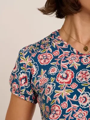 BRAKEBURN Sheridan Soft Floral Blouse