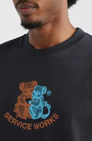 SERVICE WORKS Family Fruit Organic Cotton Graphic T-shirt