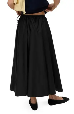 M&s Flowy Taffeta Skirt