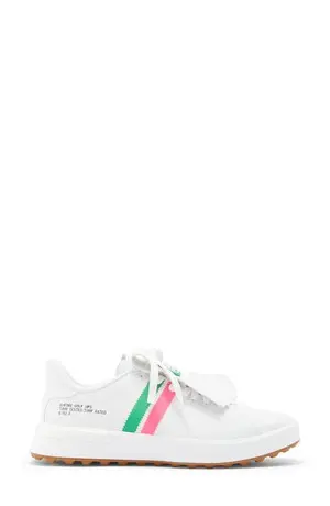G/fore Gallivan2r Debossed Heart G's Kiltie Golf Shoe - Snow/multi