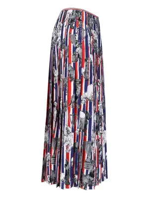 Thom Browne Maxi Pleated "hector" Skirt