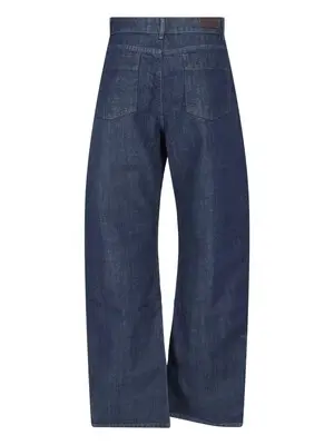 LEMAIRE Wide Rounded Denim Trousers