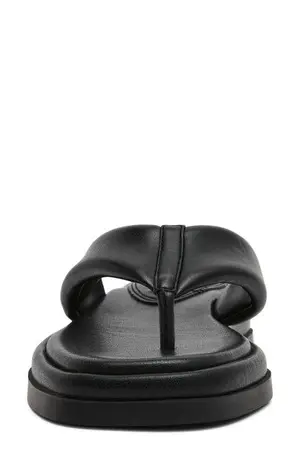 Steve Madden Bella Thong Platform Slide Sandal - Black