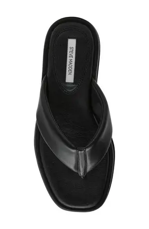 Steve Madden Bella Thong Platform Slide Sandal - Black