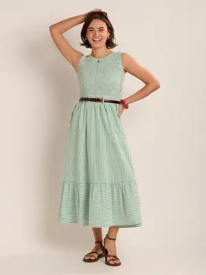 BRAKEBURN Trinn Bodice Maxi Dress
