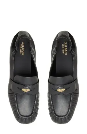 G.H.BASS Rumi Penny Loafer - Black