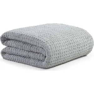 SUNDAY CITIZEN Snug Waffle Comforter - Cloud Grey