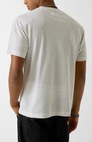 Guess Logo Graphic Mesh T-shirt - G046-open