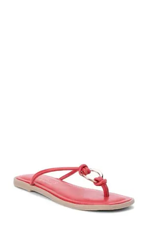 Matisse Mission Flip Flop - Red Leather