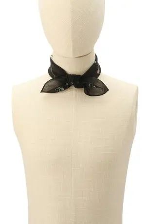 ALLSAINTS Fleur De Lis Embroidered Bandana