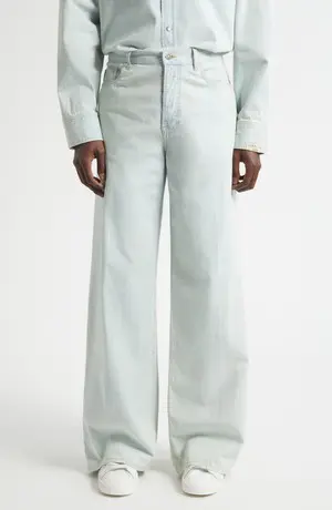 Golden Goose Light Wash Bottoms For Men