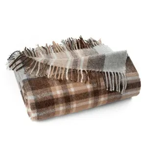 PRINCE OF SCOTS Highland Tweeds Shetland Lambswool Throw - Mckellar