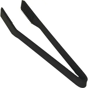 KUHN RIKON 10-inch Large Silicone Chefs Tongs - Black